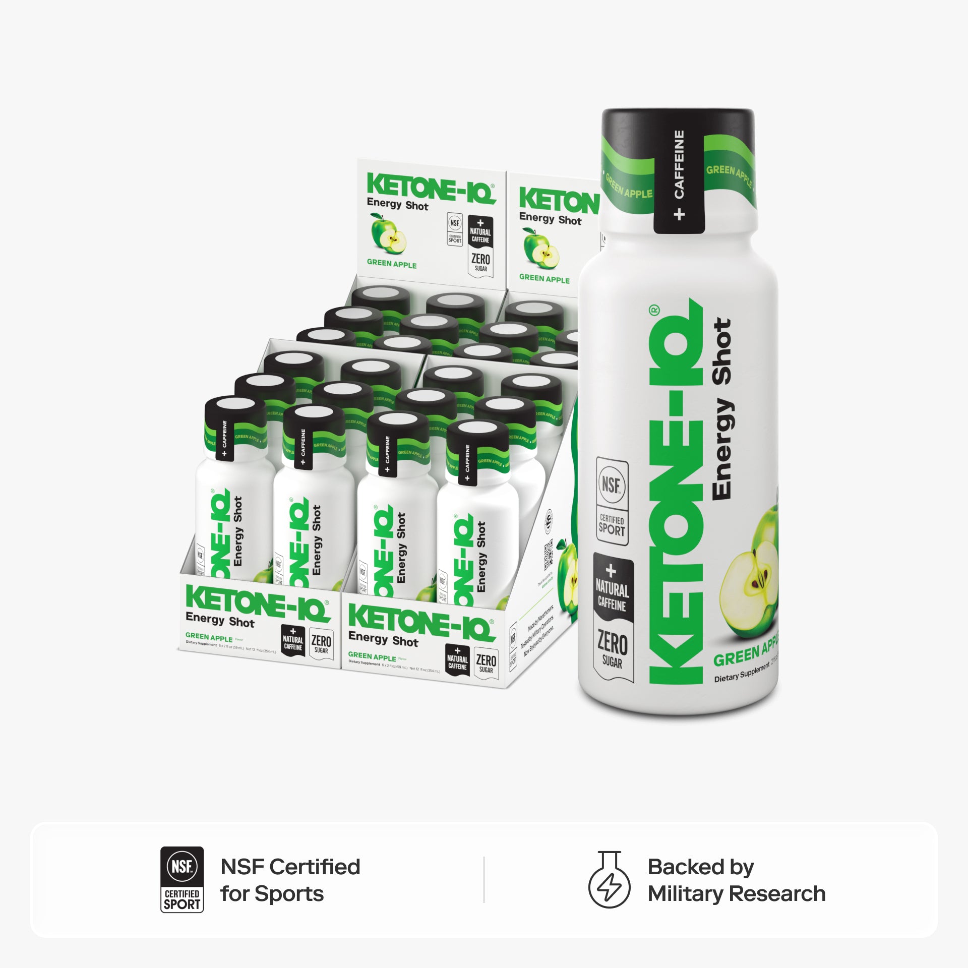 Ketone-IQ +Caffeine Shot Peach – Ketone-IQ®