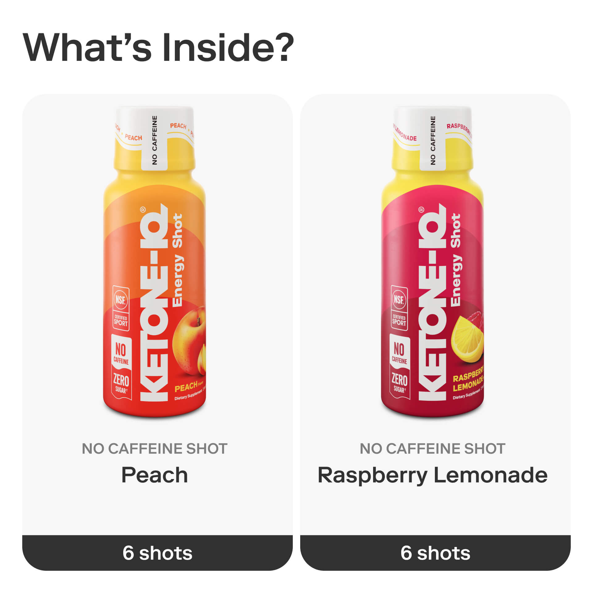 Ketone-IQ® No Caffeine Original Shot | Focus & Steady Energy